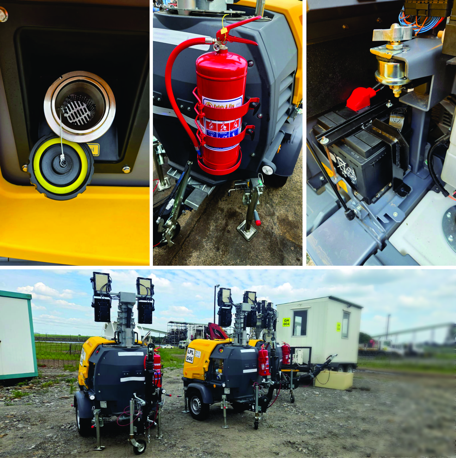 Atlas Copco H7+ Light Tower trio delivered by Airlif Compressors and ...